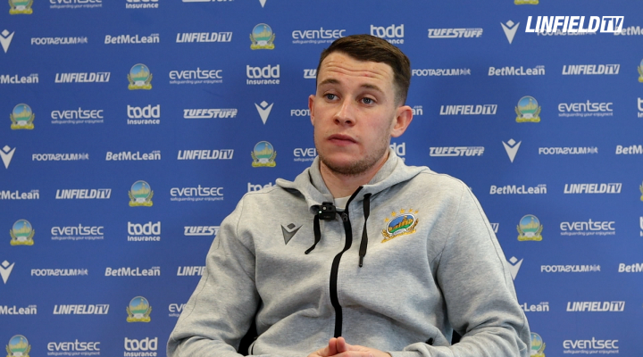 Kyle McClean Interview after signing a new deal - Linfield Football Club