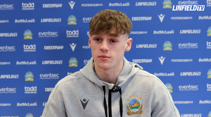 Charlie Chapman Speaks to Linfield TV After Signing Pro - Linfield ...