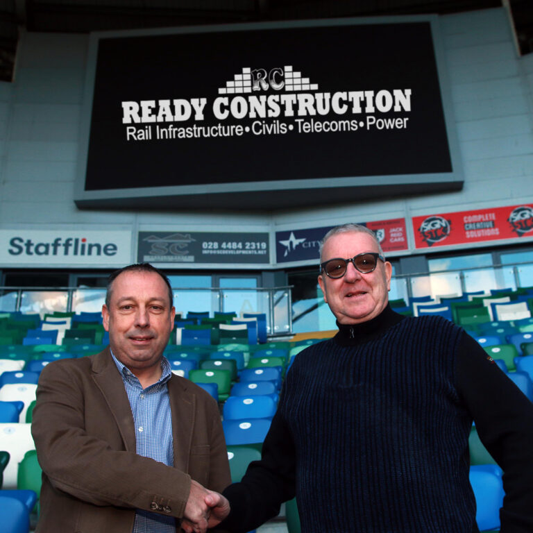 New Partnership Announced with Ready Construction - Linfield Football Club