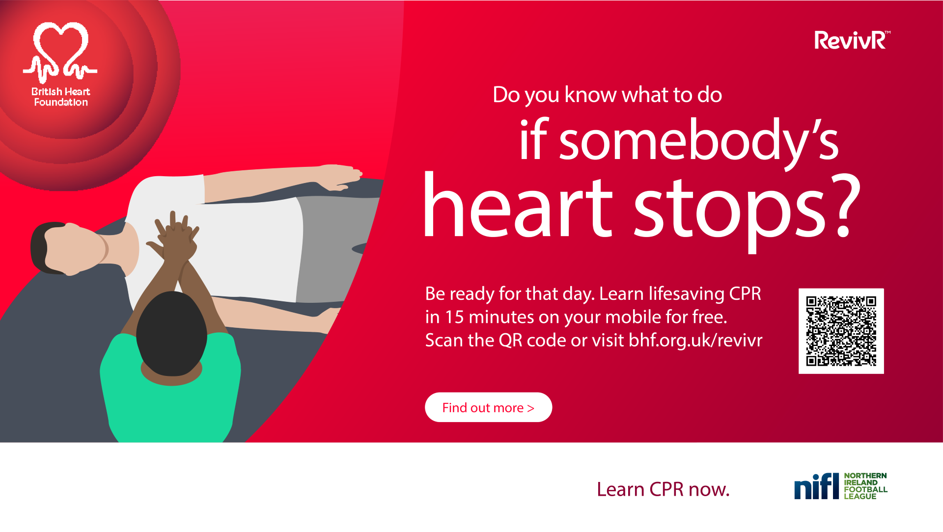 NIFL partnership with British Heart Foundation - Linfield Football Club