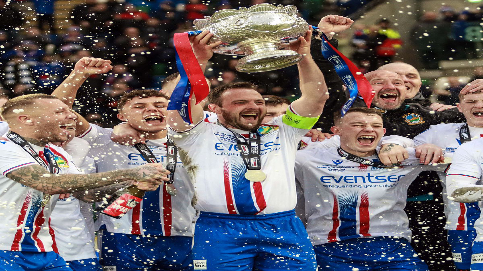 Linfield 3-1 Portadown - Bet McLean Cup Final - 10.03.2024 - Linfield ...