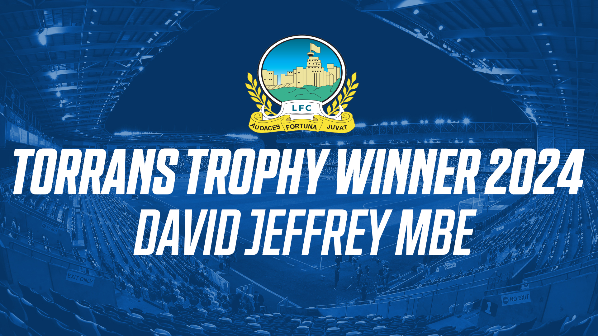 Torrans Trophy winner 2024 - Linfield Football Club