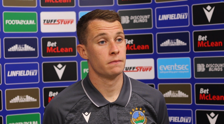 Kyle McClean Reaction vs Dungannon Swifts 17/08/24 - Linfield Football Club