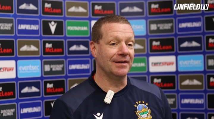 Ross Oliver Reaction vs Cliftonville 26/10/24 - Linfield Football Club