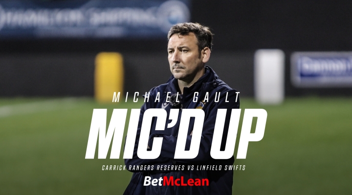 Matchday Mic'd Up with Michael Gault - Linfield Football Club