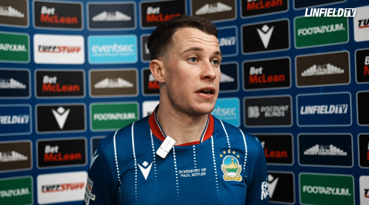 Kyle McClean Reaction vs Cliftonville 25/01/25 - Linfield Football Club