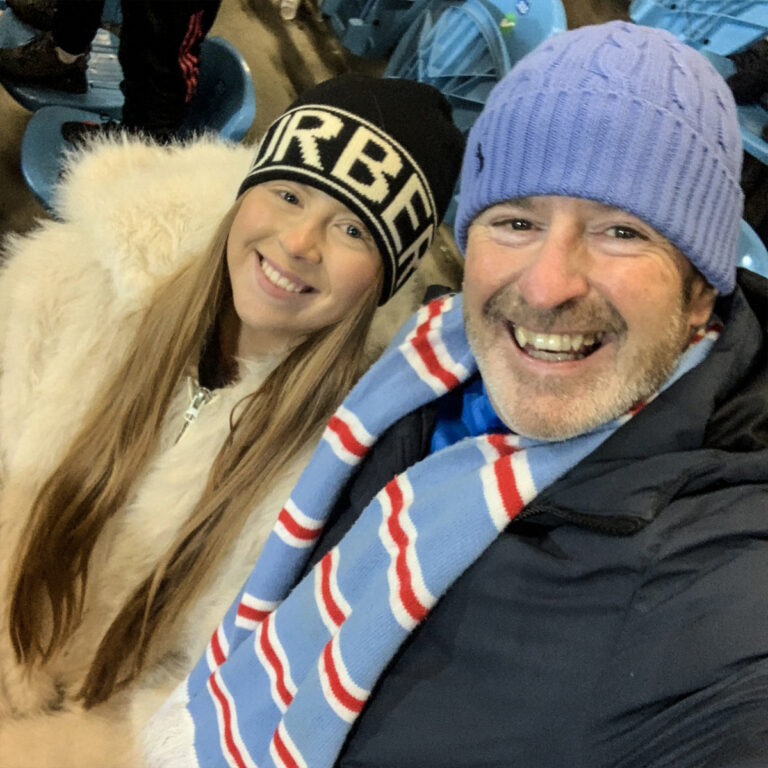 Sky Blue Ribbon Badges in Memory of Lydia Ross - Linfield Football Club