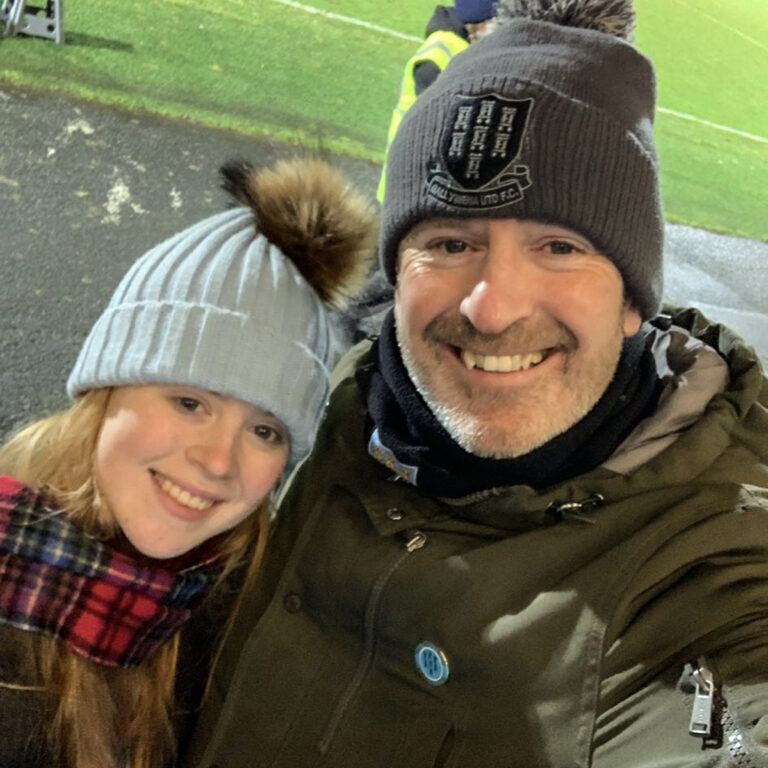 Sky Blue Ribbon Badges in Memory of Lydia Ross - Linfield Football Club