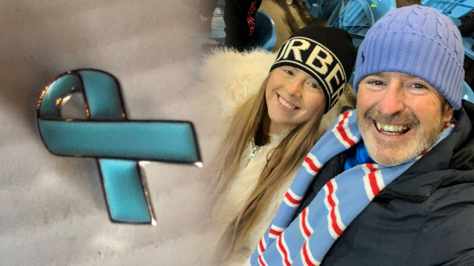 Sky Blue Ribbon Badges in Memory of Lydia Ross - Linfield Football Club