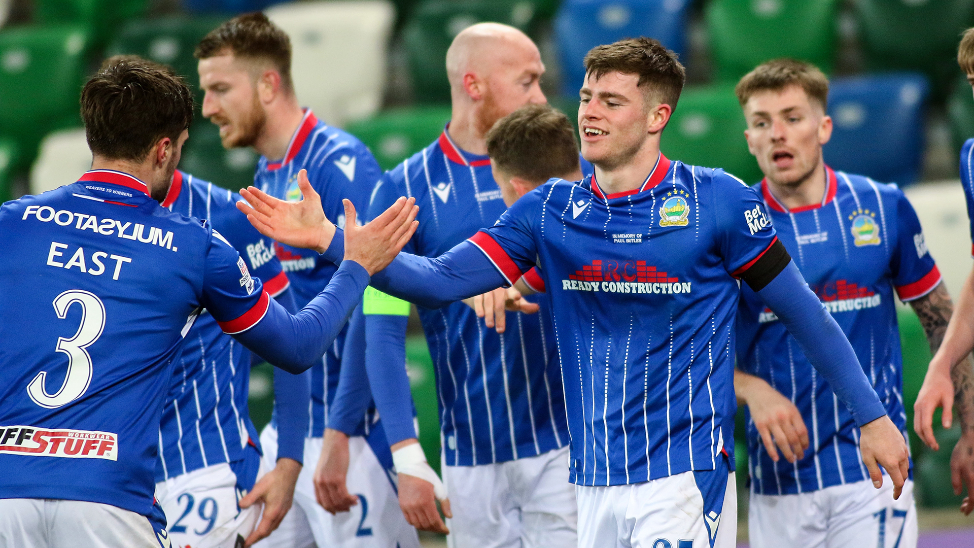 Match Photos vs Larne 11/02/25 - Linfield Football Club