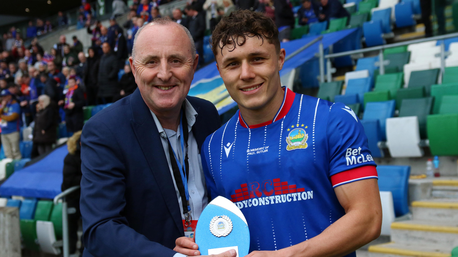 Dane McCullough Named Man of the Match vs Dungannon Swifts - Linfield ...
