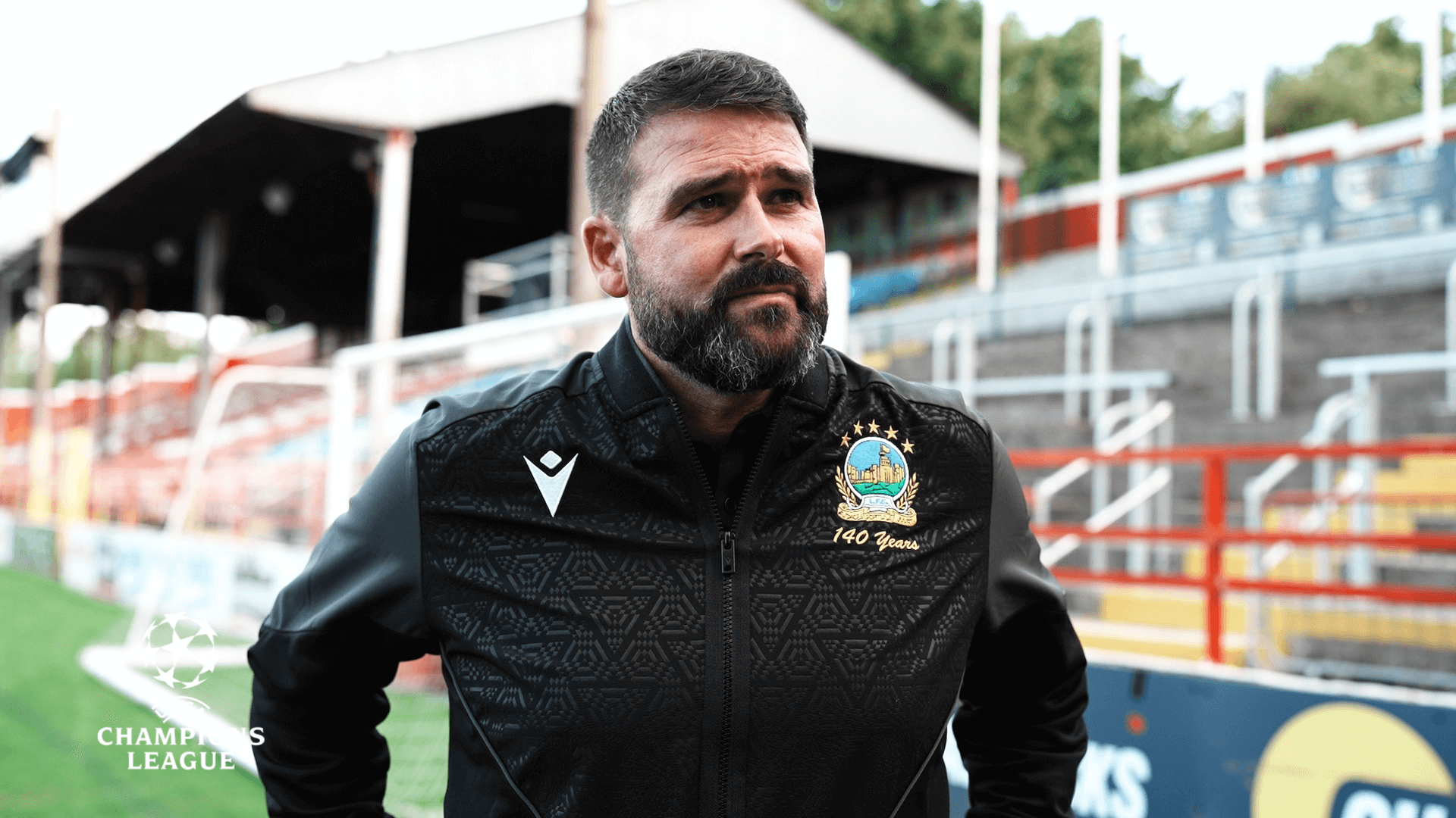 David Healy Pre-match Interview at Tolka Park - Linfield Football Club