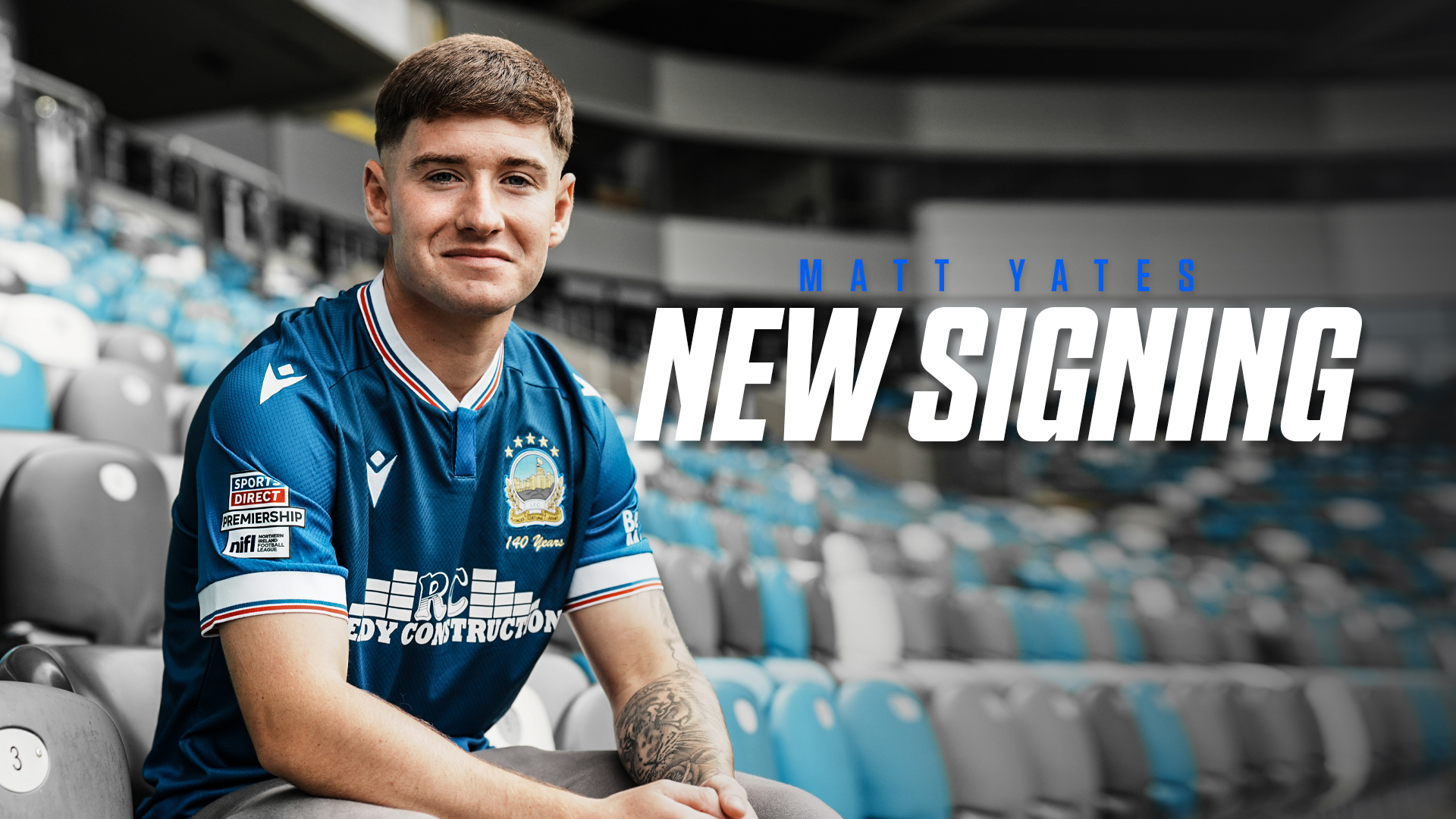Matt Yates Signs for Linfield - Linfield Football Club