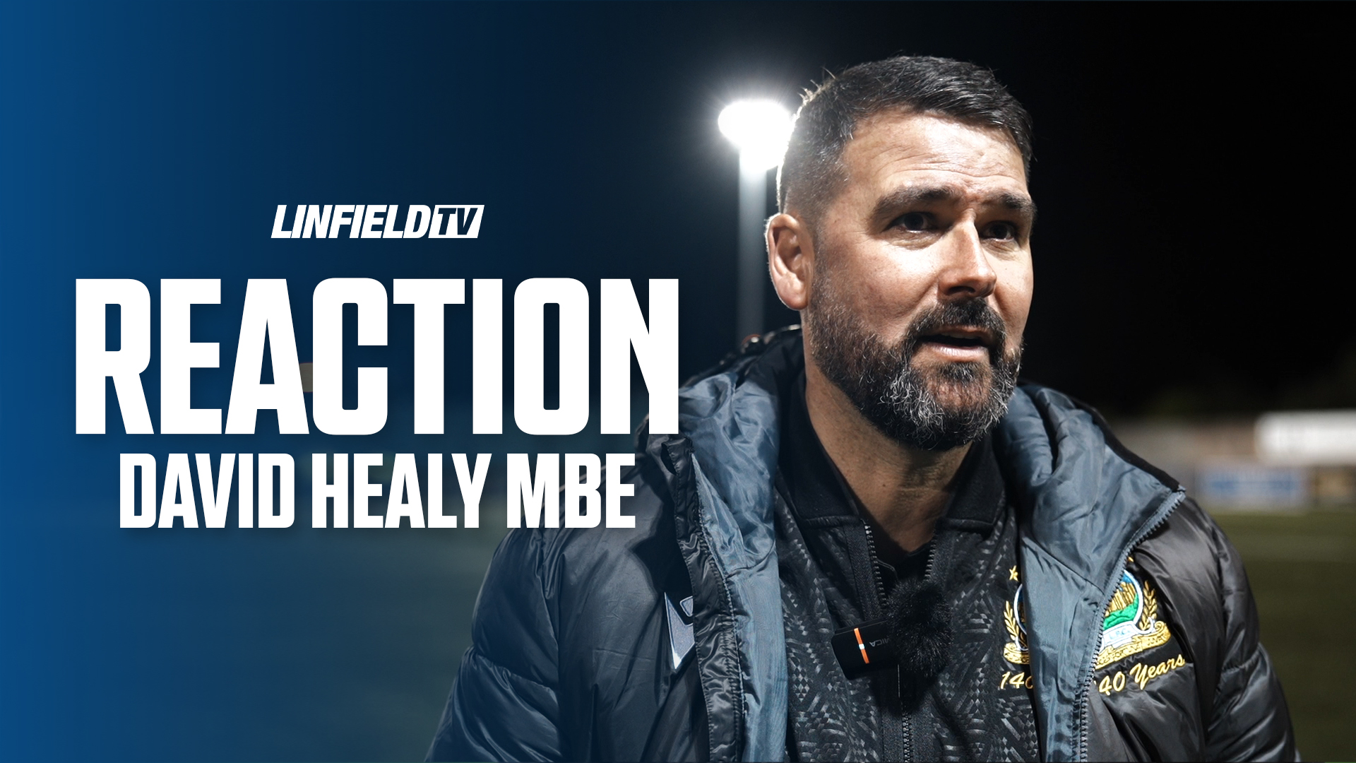 David Healy's Reaction v Bangor 26/09/25 - Linfield Football Club