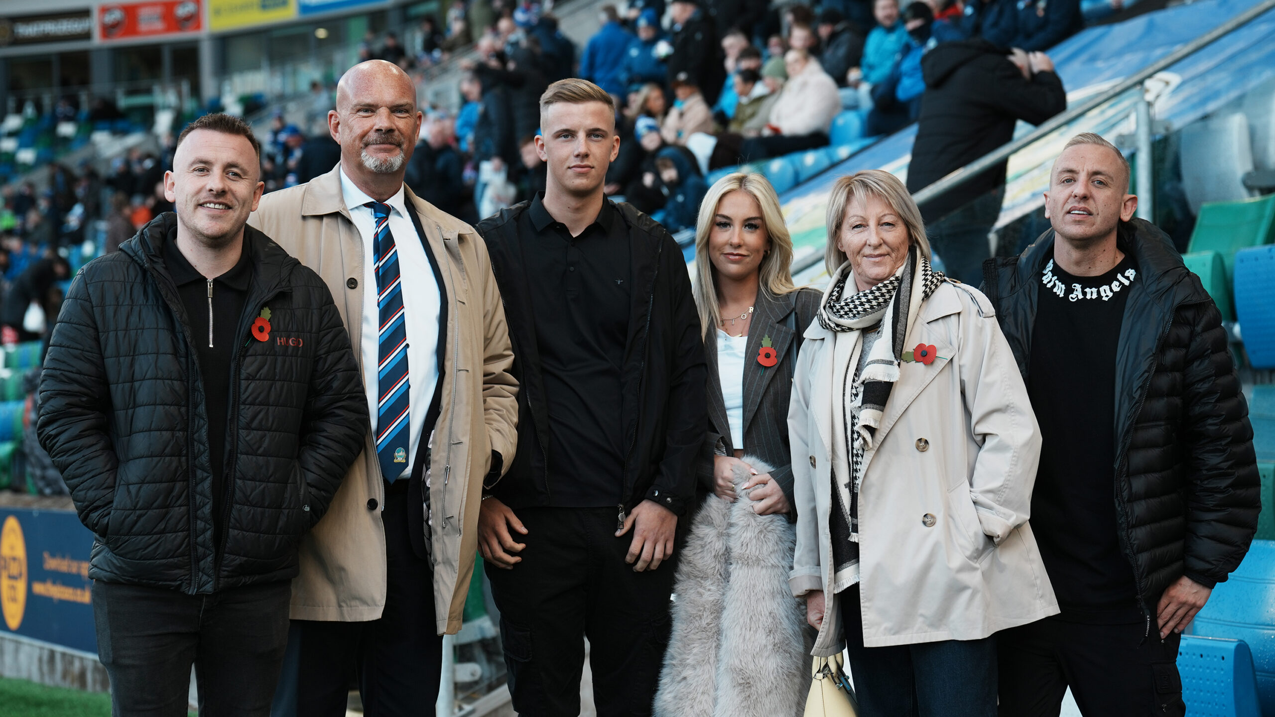 Hamilton Family Visit at Windsor Park - Linfield Football Club