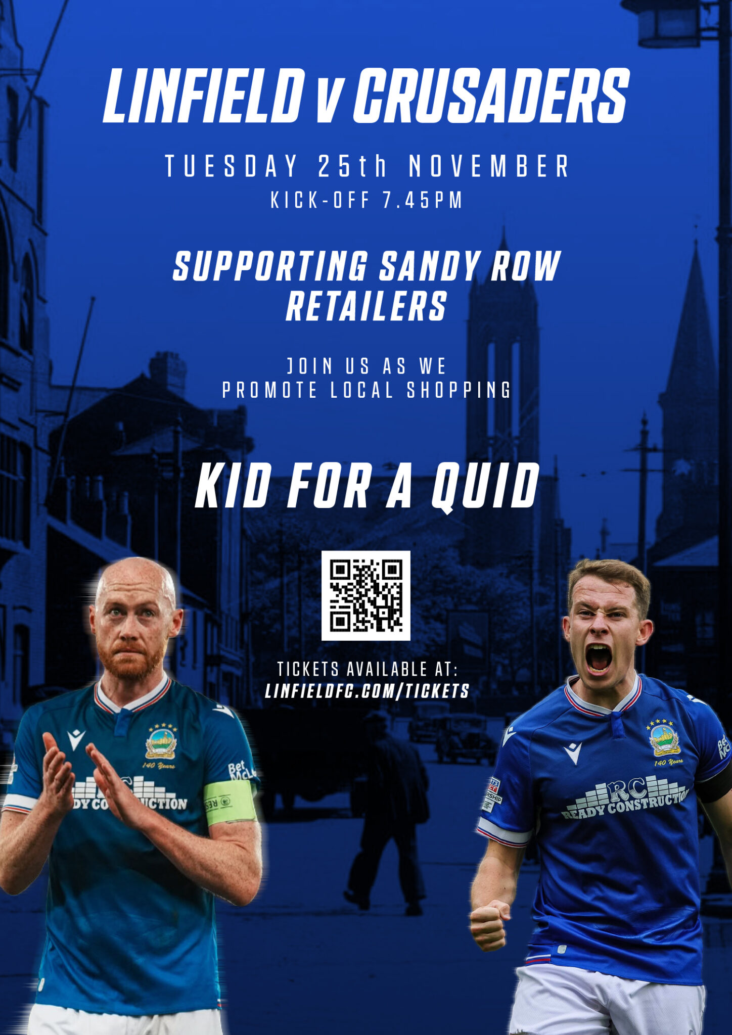 Linfield to Celebrate Sandy Row Retailers at Belfast Derby - Linfield ...