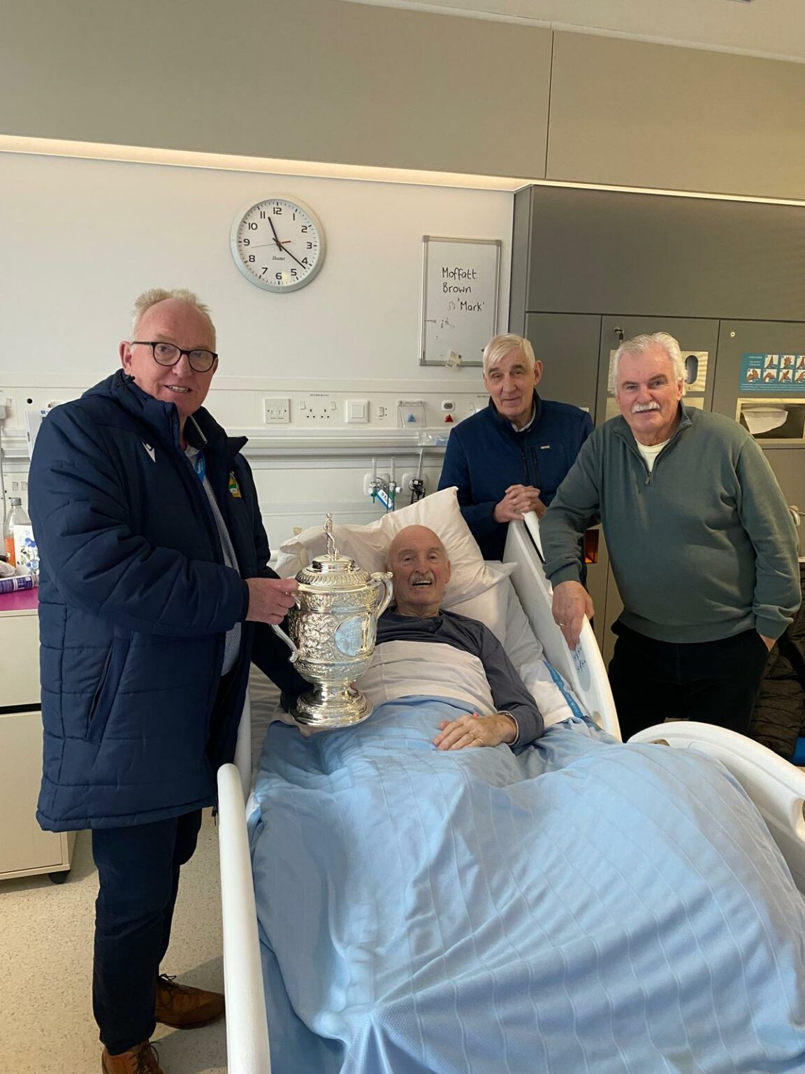 Hospital Visit to Linfield Senior Member - Linfield Football Club