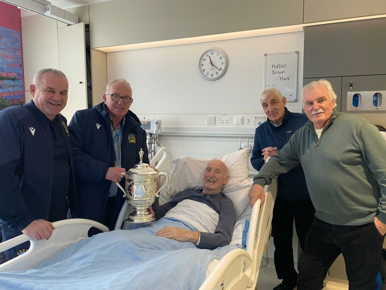 Hospital Visit to Linfield Senior Member - Linfield Football Club