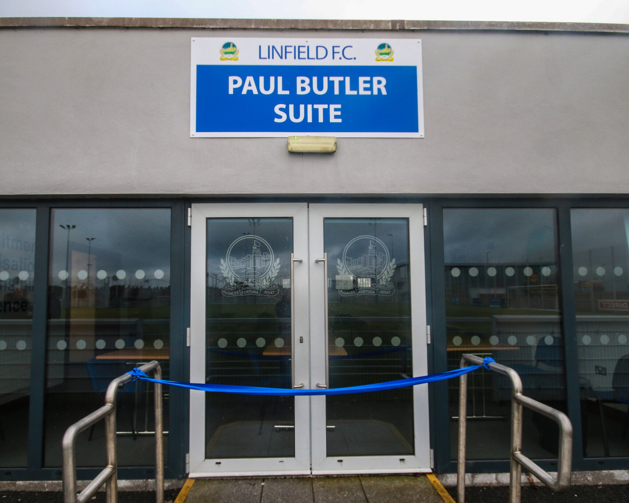 Paul Butler Suite unveiled at Midgley Park - Linfield Football Club