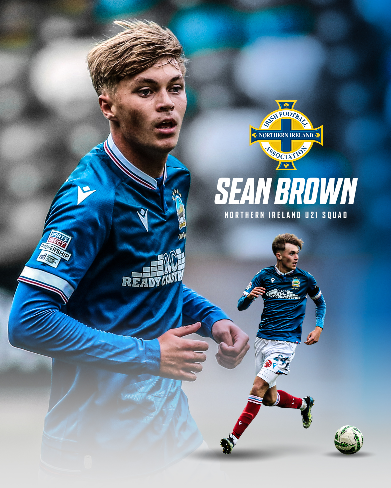 Sean Brown Named in NI U21 Squad - Linfield Football Club